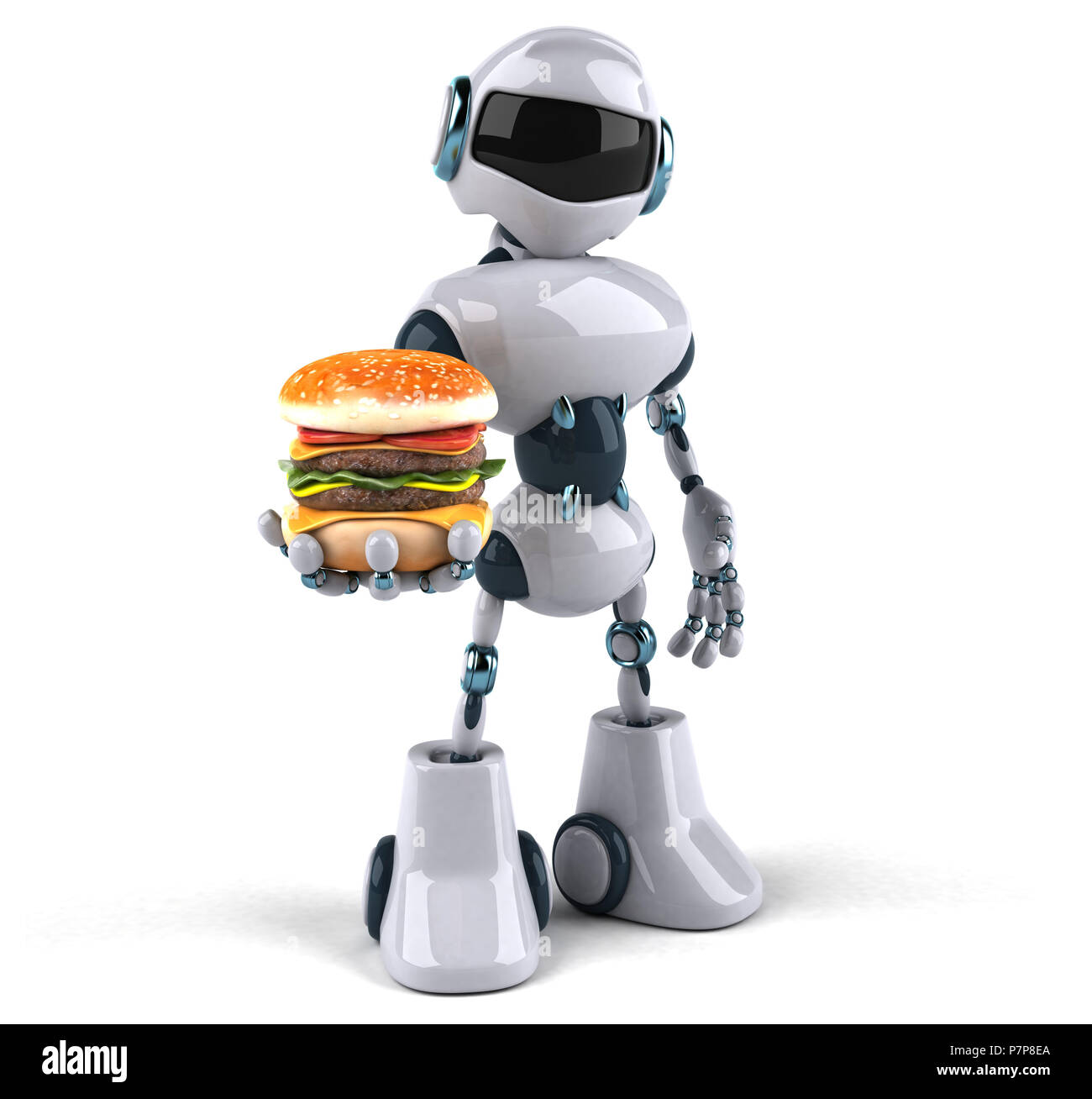 Robot hamburger fast food hi-res stock photography and images - Alamy