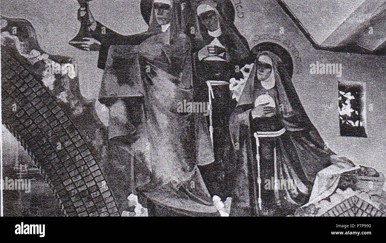 English: Images of Saint Clara, Saint Agnes & Angela of Mericia in the ...