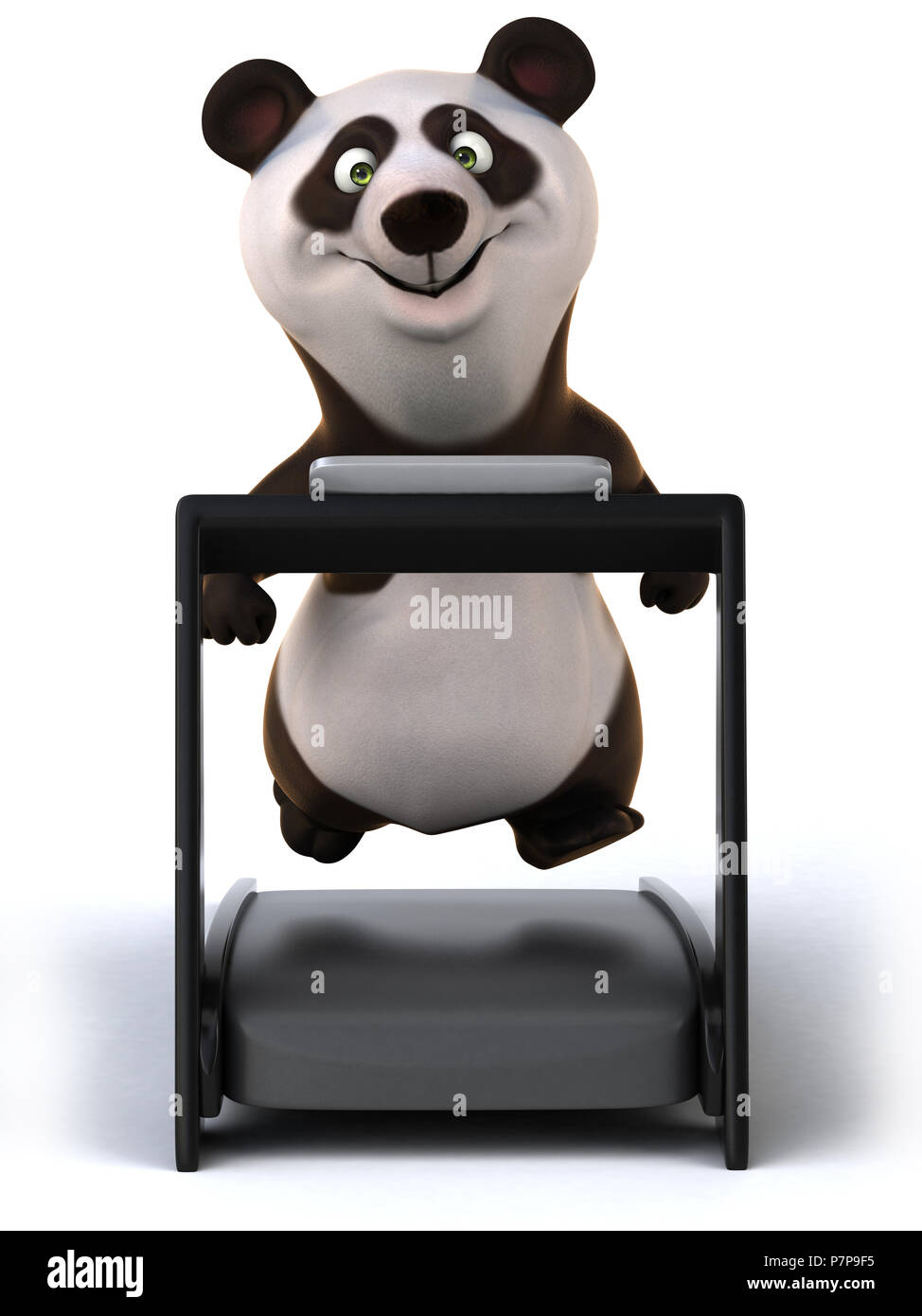 Panda gym illustration hi-res stock photography and images - Alamy