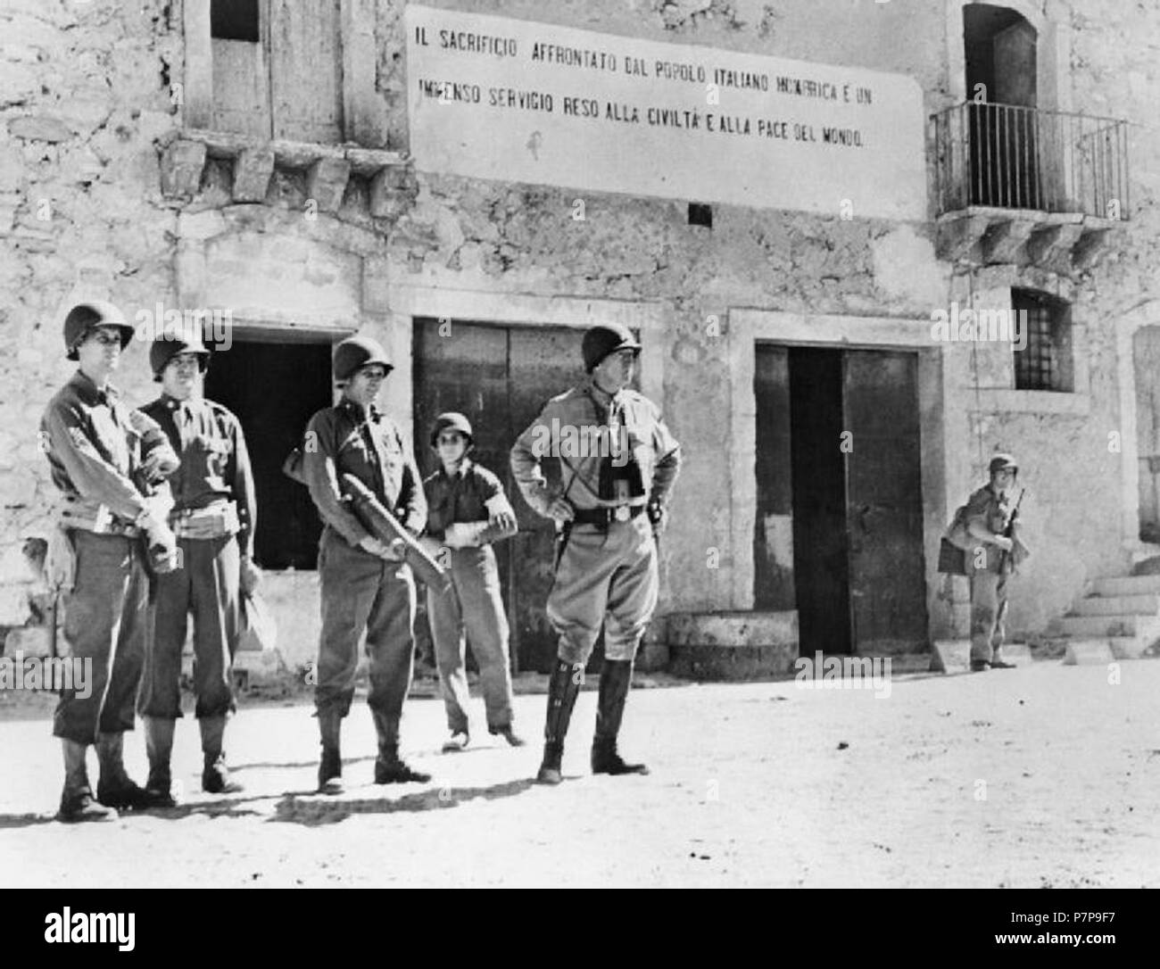English: Lieutenant General George Patton watches operations from a ...