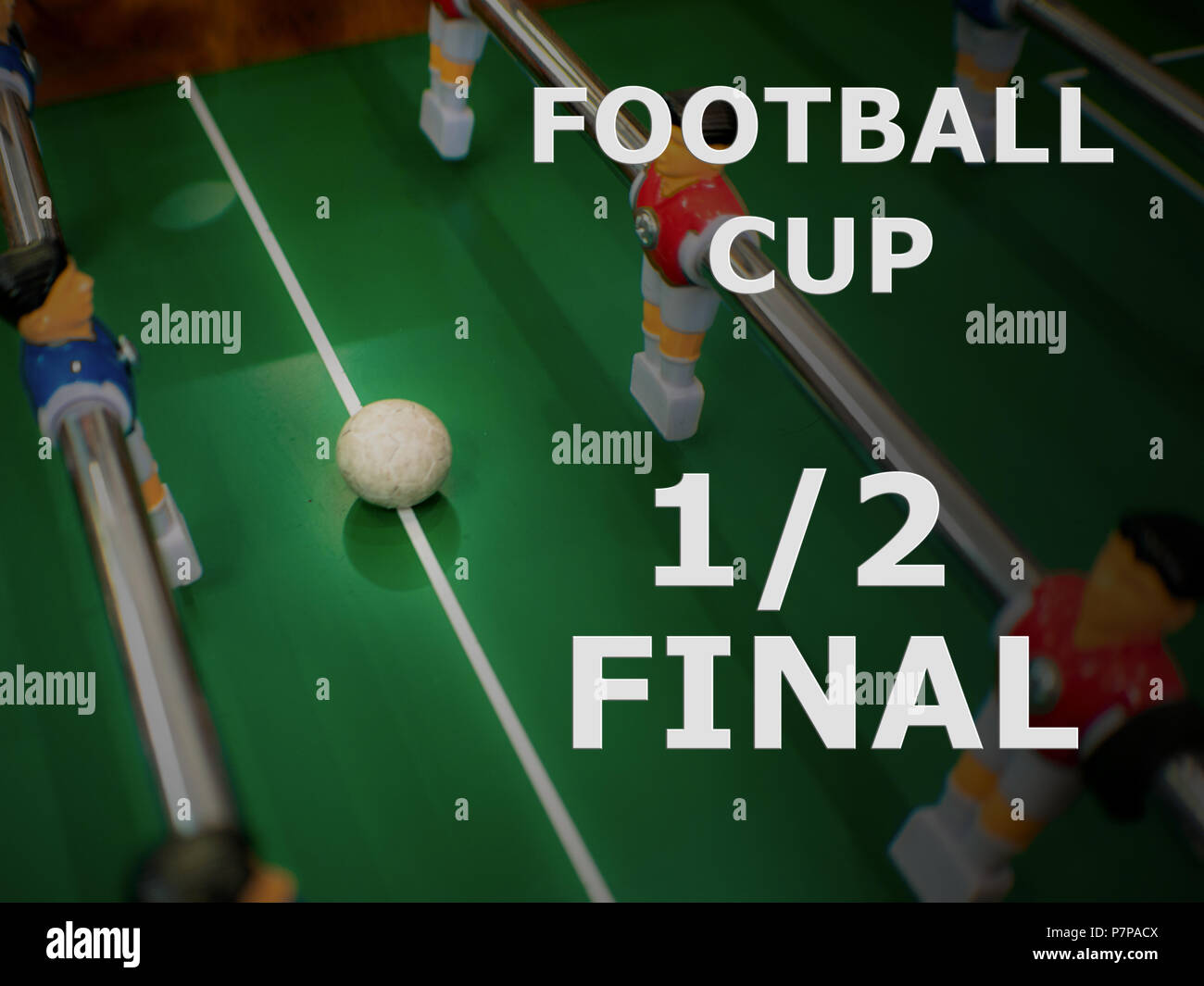 Russia 2018 football. Half Final Of Cup Play Off Match Stock Photo - Alamy