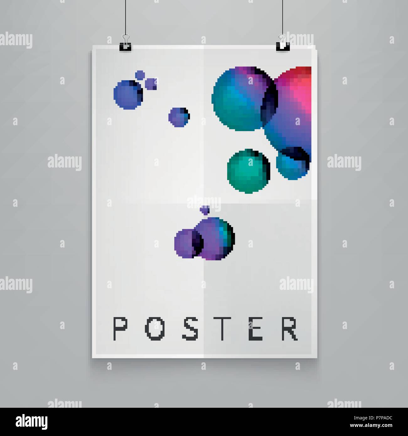 Stock vector illustration fluid shapes poster covers set with modern ...