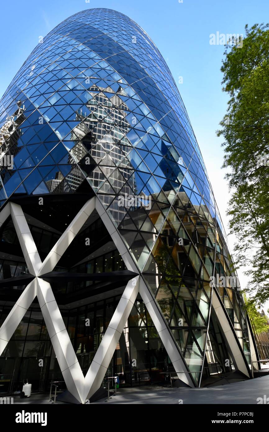 The Gherkin in London Stock Photo - Alamy