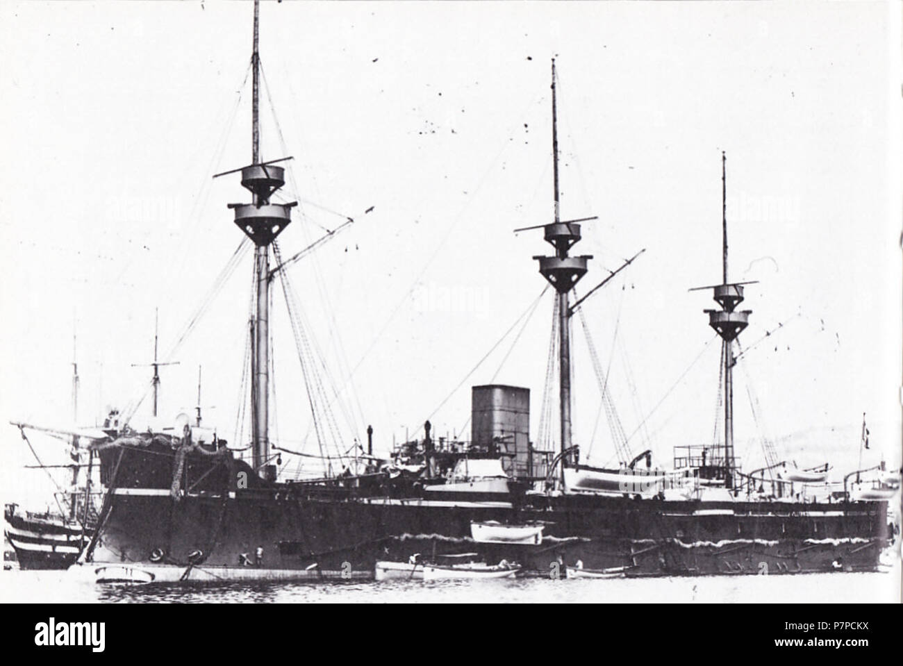 French ironclad Richelieu. after 1880 333 Richelieu (1876) - Marius Bar ...