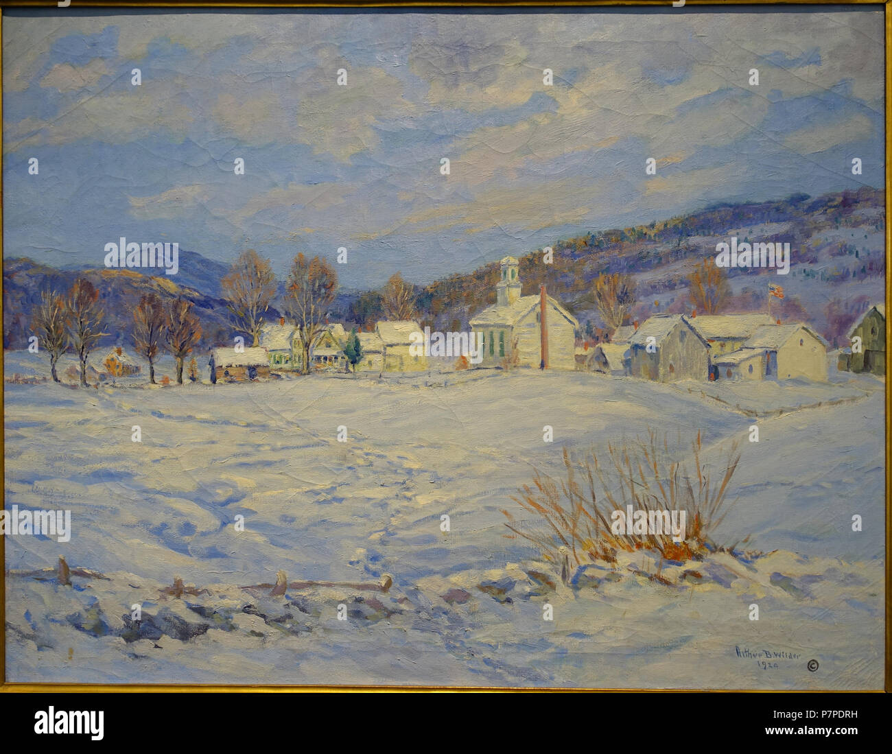 English: Painting in the Bennington Museum - Bennington, Vermont, USA ...