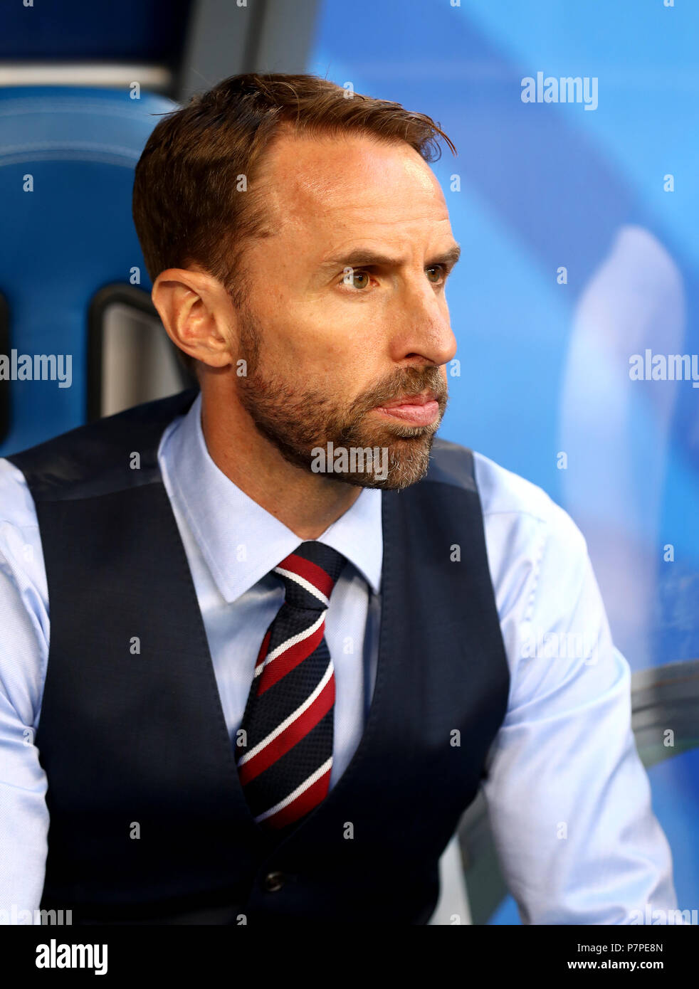 England manager Gareth Southgate during the FIFA World Cup, Quarter ...