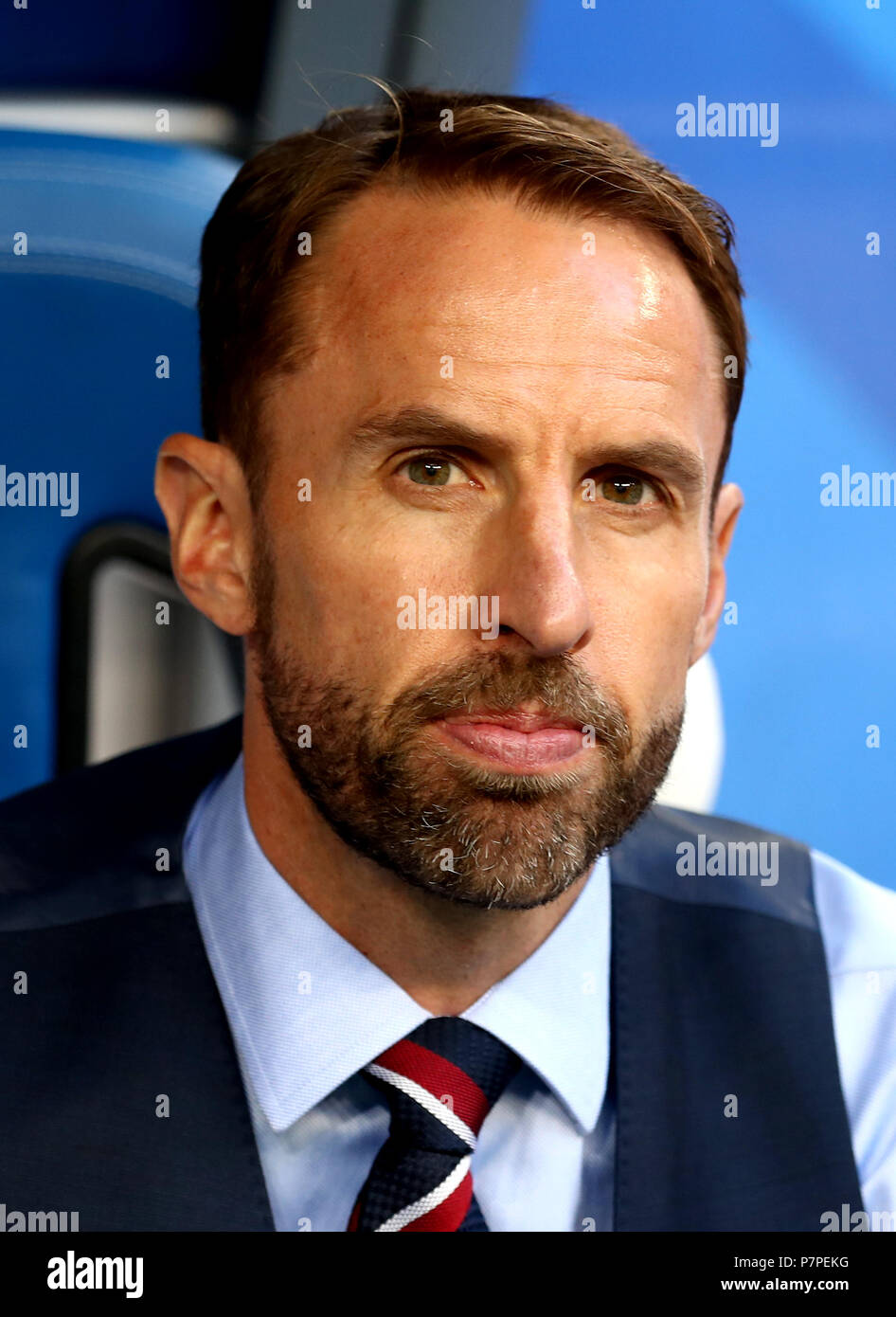 England manager Gareth Southgate during the FIFA World Cup, Quarter ...
