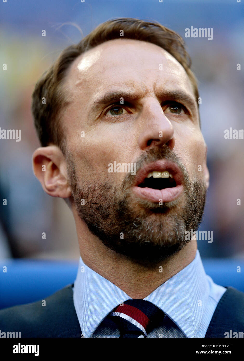 England manager Gareth Southgate during the FIFA World Cup, Quarter ...
