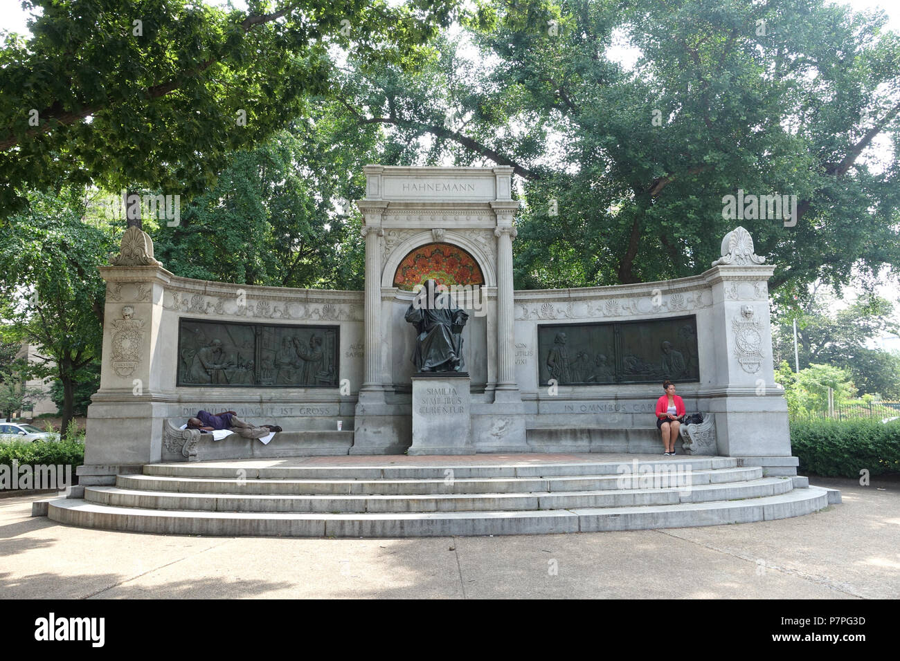 English: Samuel Hahnemann Memorial - Scott Circle, Washington, DC, USA ...
