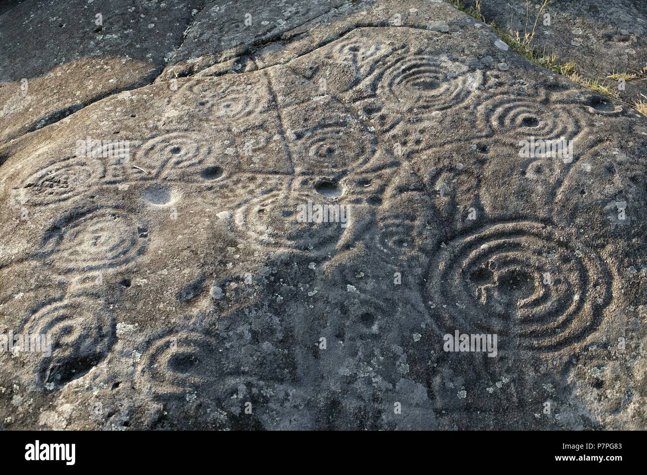 PETROGLIFOS DE MOGOR. DETALLE PETROGLIFOS MARÍN, PONTEVEDRA, GALICIA ...