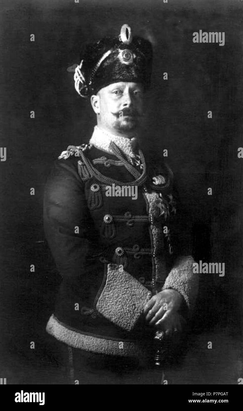 Deutsch: Herzog Johann Albrecht in Uniforn des Preußisches Leib-Garde ...