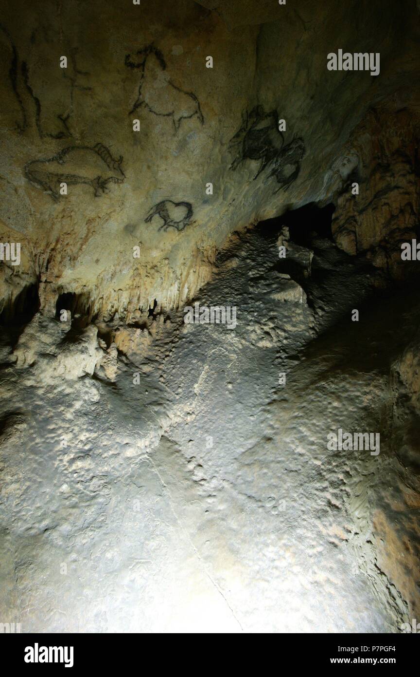 Prehistoric cave paintings horse hi-res stock photography and images ...