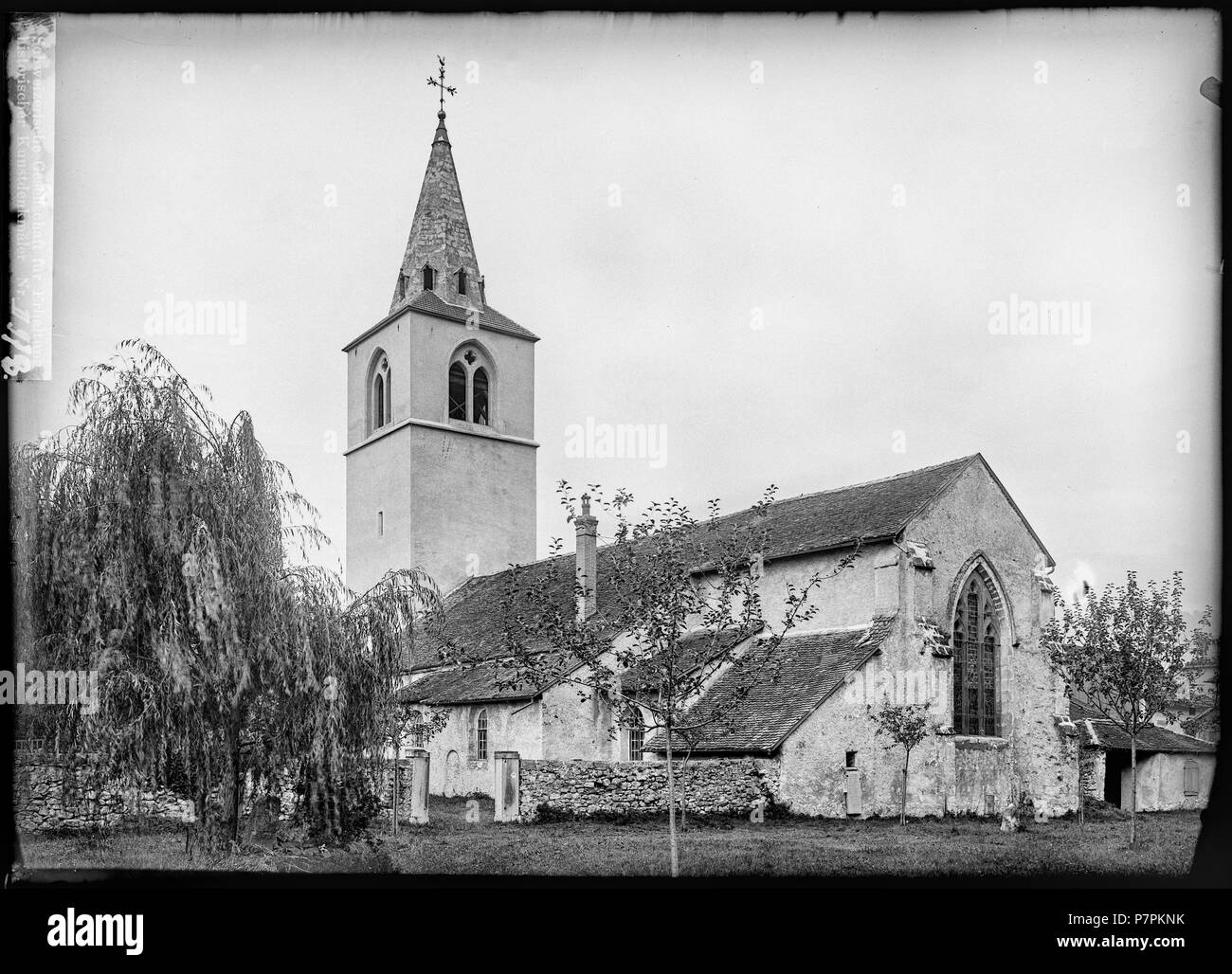 Villeneuve (VD), Eglise Saint-Paul, vue d'ensemble; Vue d'ensemble de l ...