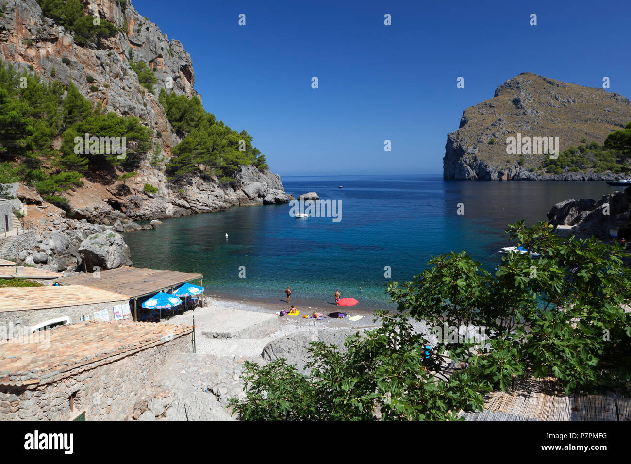 Beach view of Sa Calobra on Mallorca island Stock Photo - Alamy