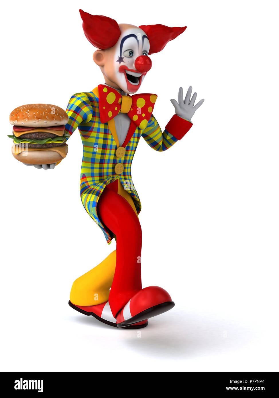 Hamburger happy clown hi-res stock photography and images - Alamy