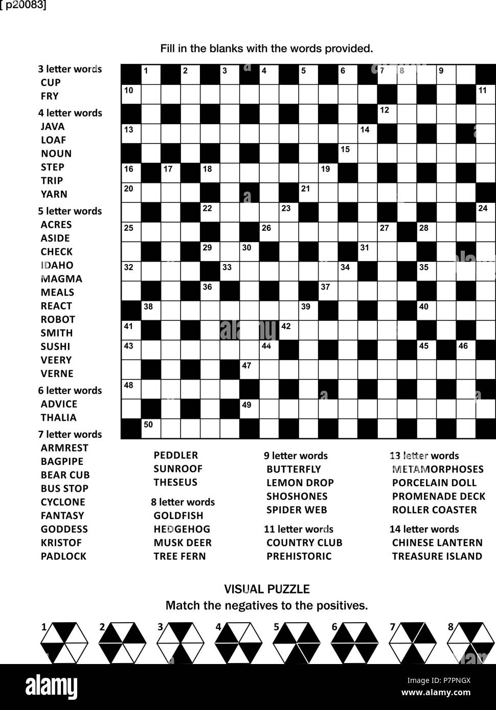 Puzzle Page With Two Puzzles 19x19 Criss cross kriss kross Fill In