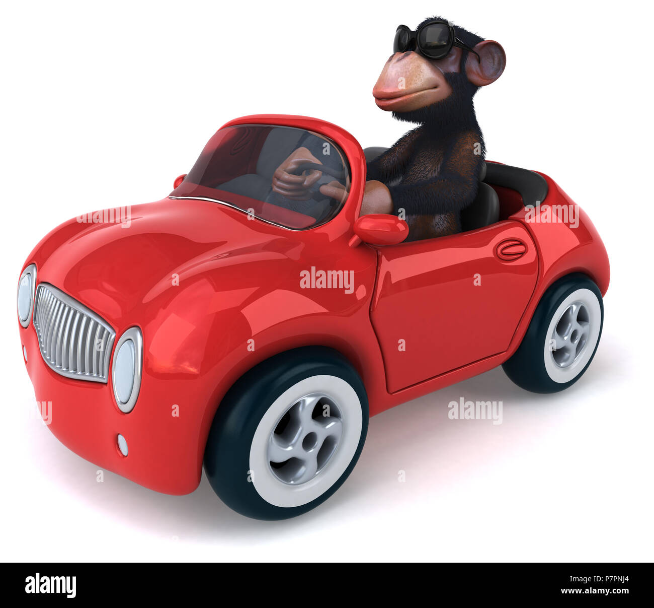 Monkey driving Cut Out Stock Images & Pictures - Alamy