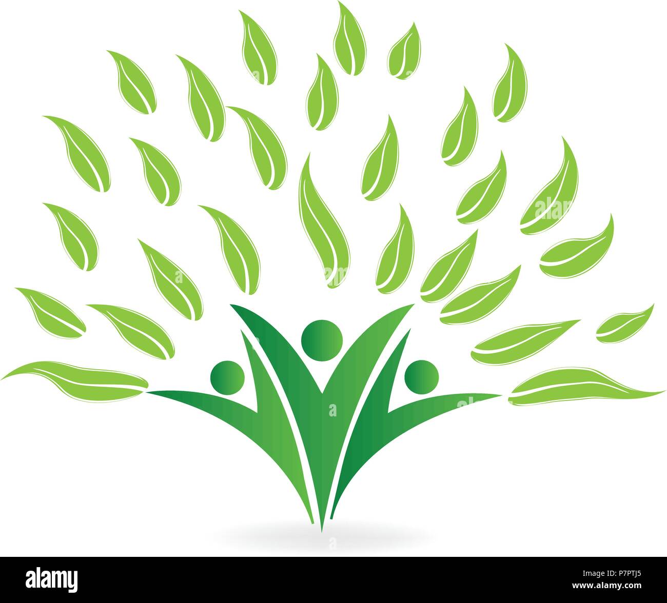 Nature human ecology tree vector design illustration Stock Vector Image ...