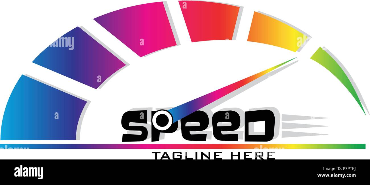 Speed meter racing vector design illustration Stock Vector Image & Art ...