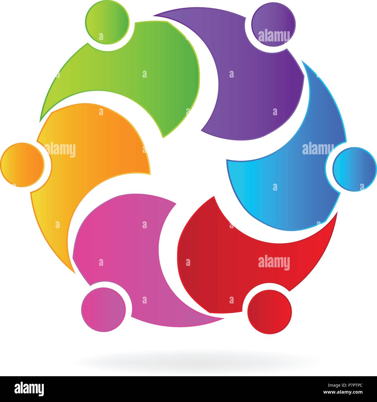 Teamwork people community vector design illustration Stock Vector Image ...