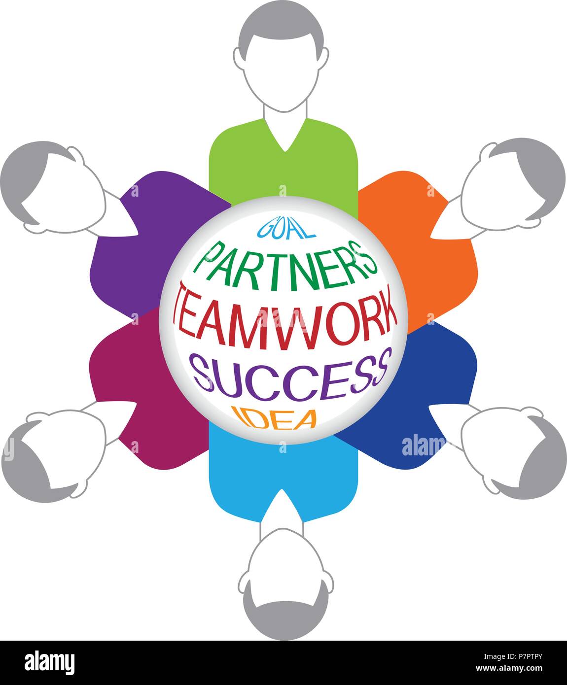 Teamwork business people logo vector design illustration Stock Vector ... Teamwork business people logo vector design illustration Stock Vector ...