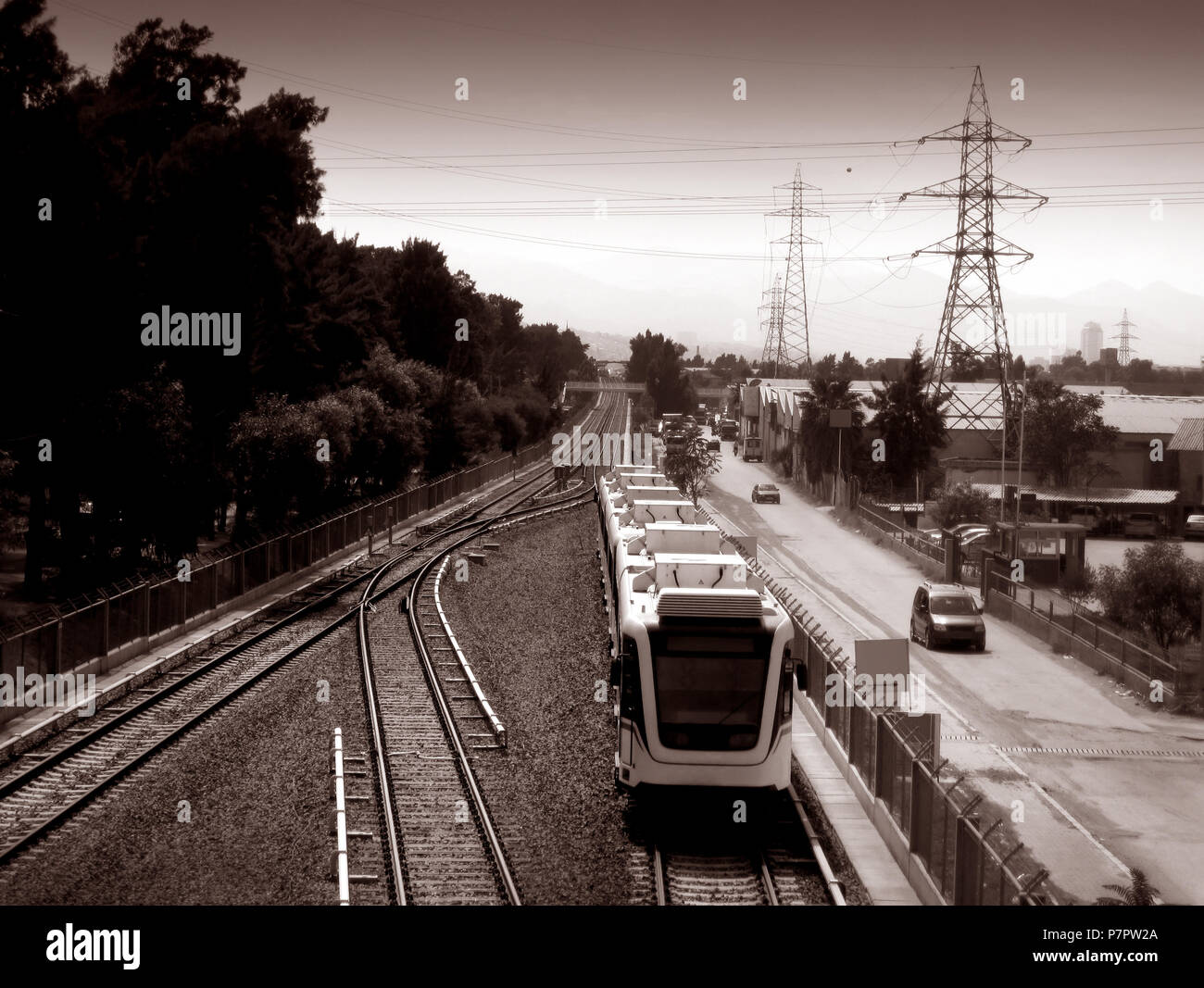 an image of iron railroad Stock Photo - Alamy