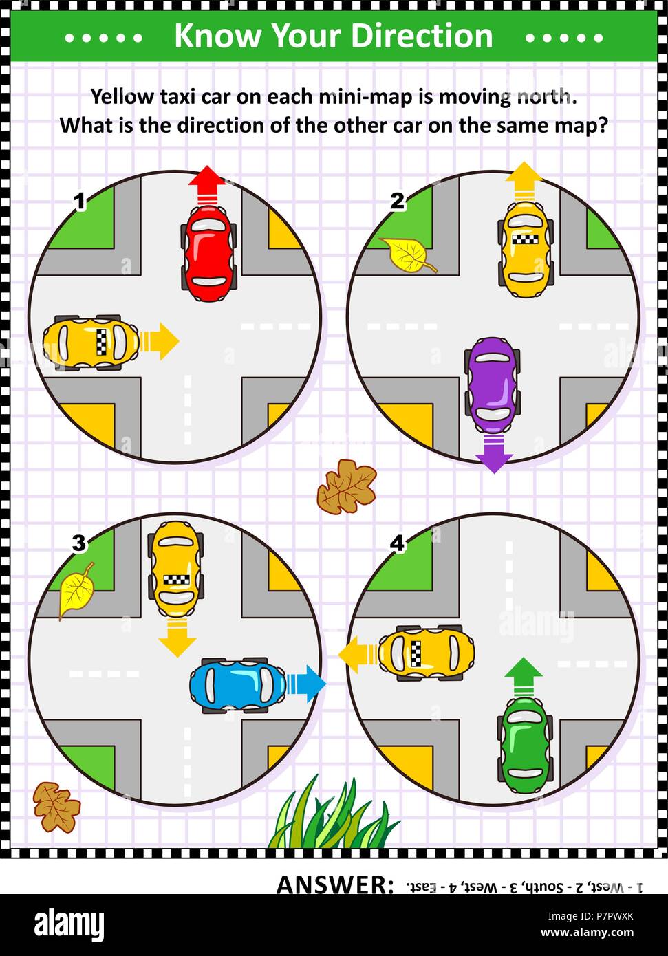 Maps directions Stock Vector Images - Alamy