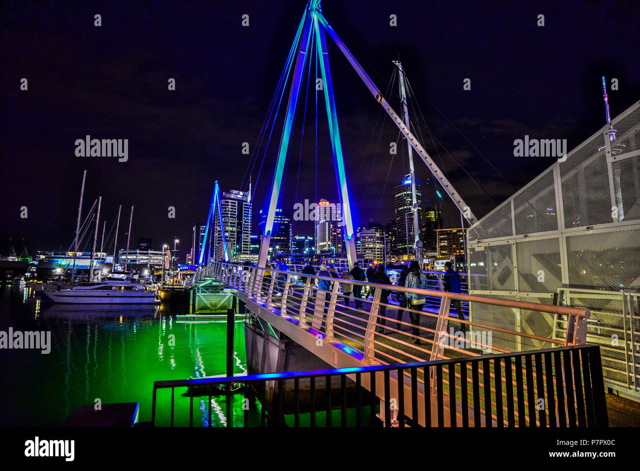 Night time colour spectrum Stock Photo - Alamy