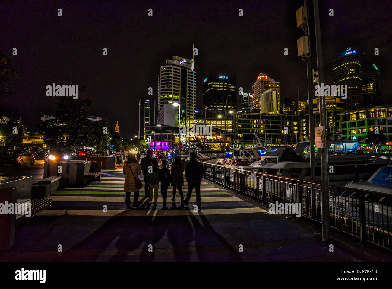 Night time colour spectrum Stock Photo - Alamy