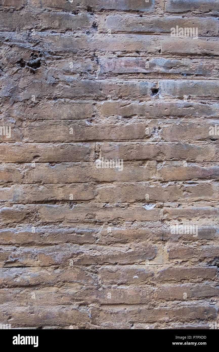 Worn brick wall texture Stock Photo - Alamy