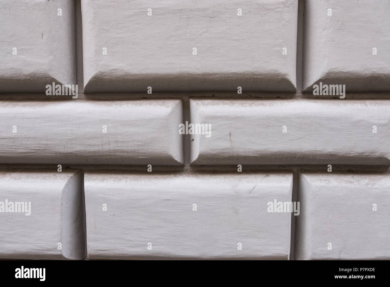 Big white concrete bricks wall Stock Photo - Alamy