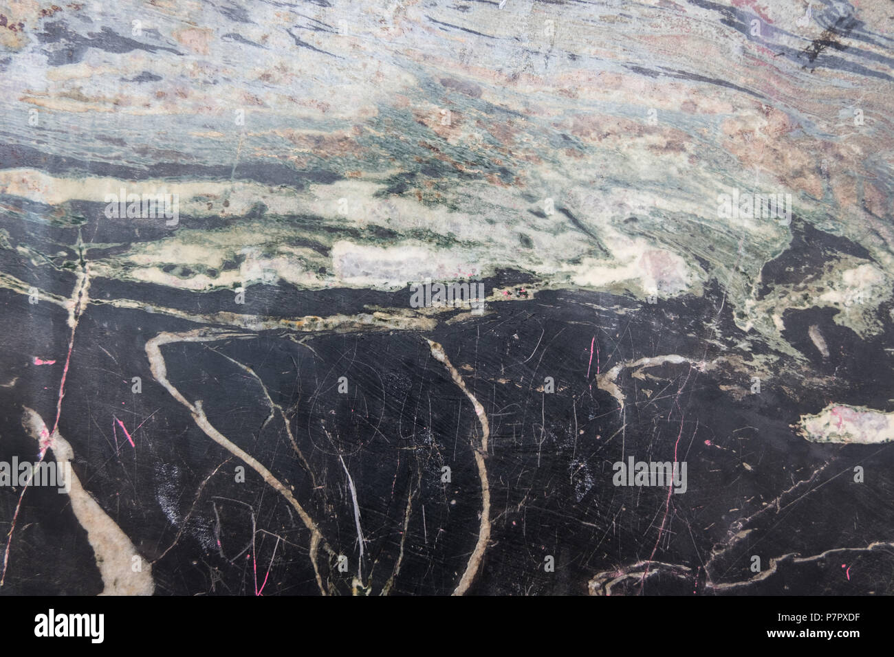 Old marble wall with scratches Stock Photo - Alamy