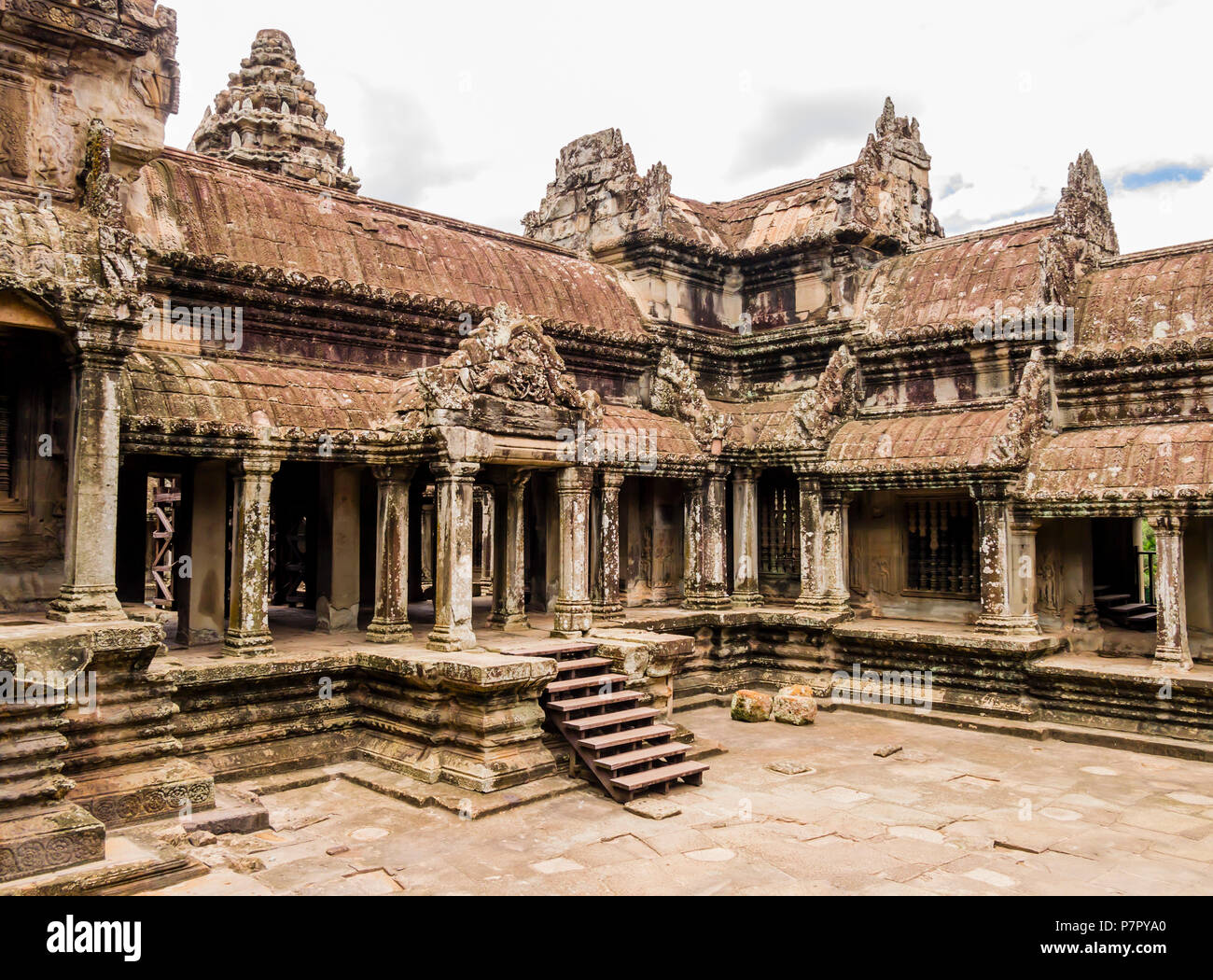 Ruins of Angkor Wat Temple, Siem Reap, Cambodia Stock Photo - Alamy
