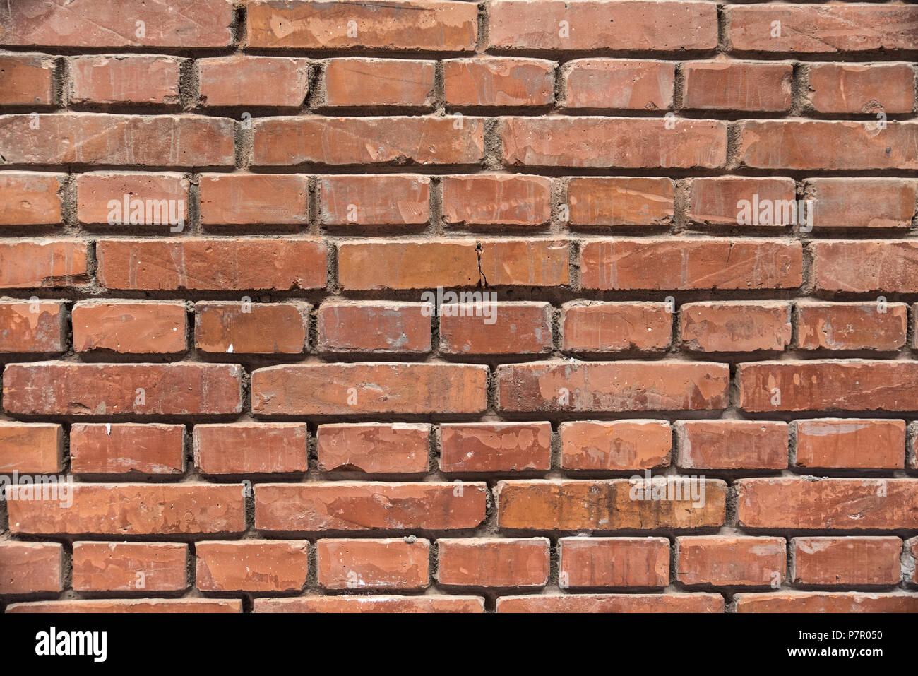 red brick architecture, brick art in Beijing China Stock Photo - Alamy