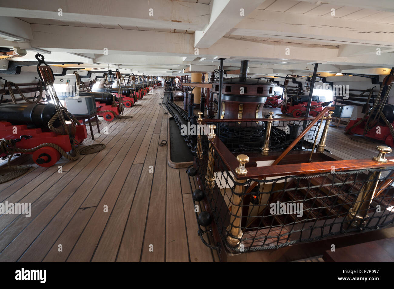 Ship interior staircase hi-res stock photography and images - Alamy