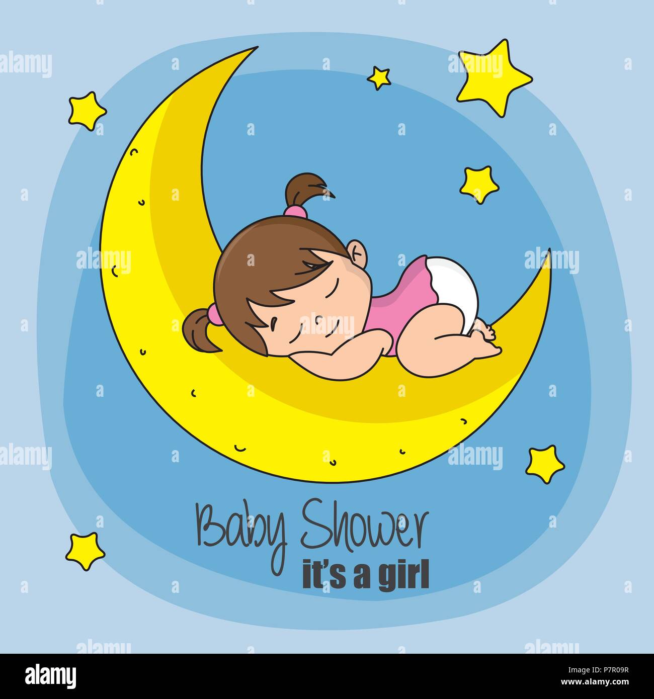 Night moon on top Stock Vector Images - Alamy