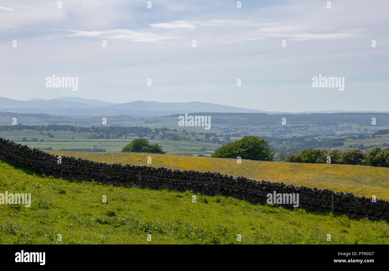 View across Eden Valley Stock Photo - Alamy