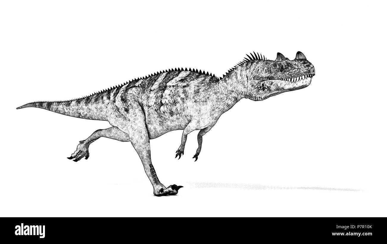 Ceratosaurus dinosaur carnivore carnivorous hi-res stock photography ...