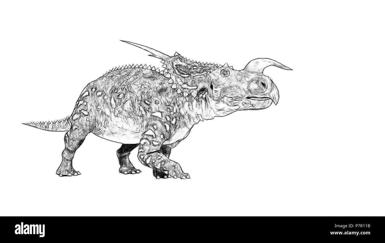 Einiosaurus Coloring Page
