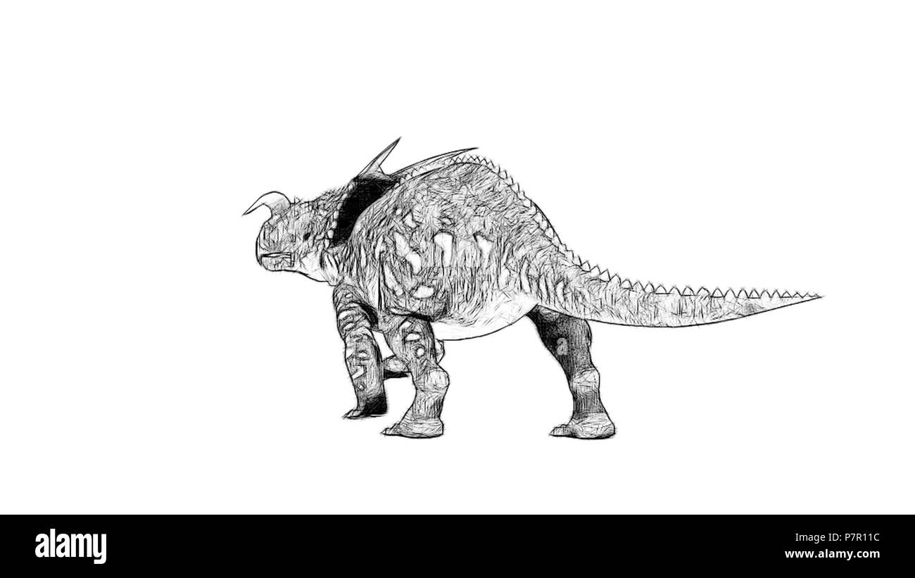 Einiosaurus Coloring Page