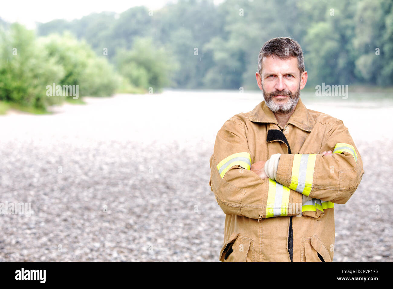 portrait of handsome Blue Collar man in work wear Stock Photo - Alamy
