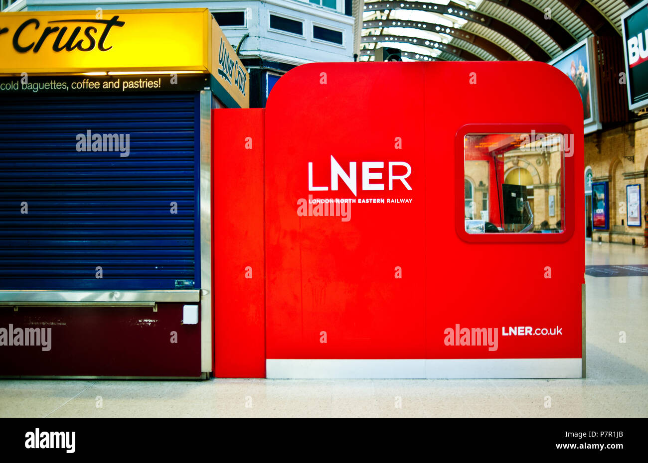 LNER ( London North Eastern railway ) branding, York Railway Station ...
