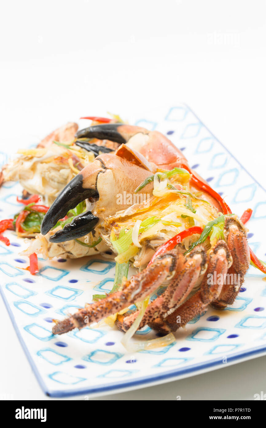 Crab being cooked in pot hi-res stock photography and images - Alamy