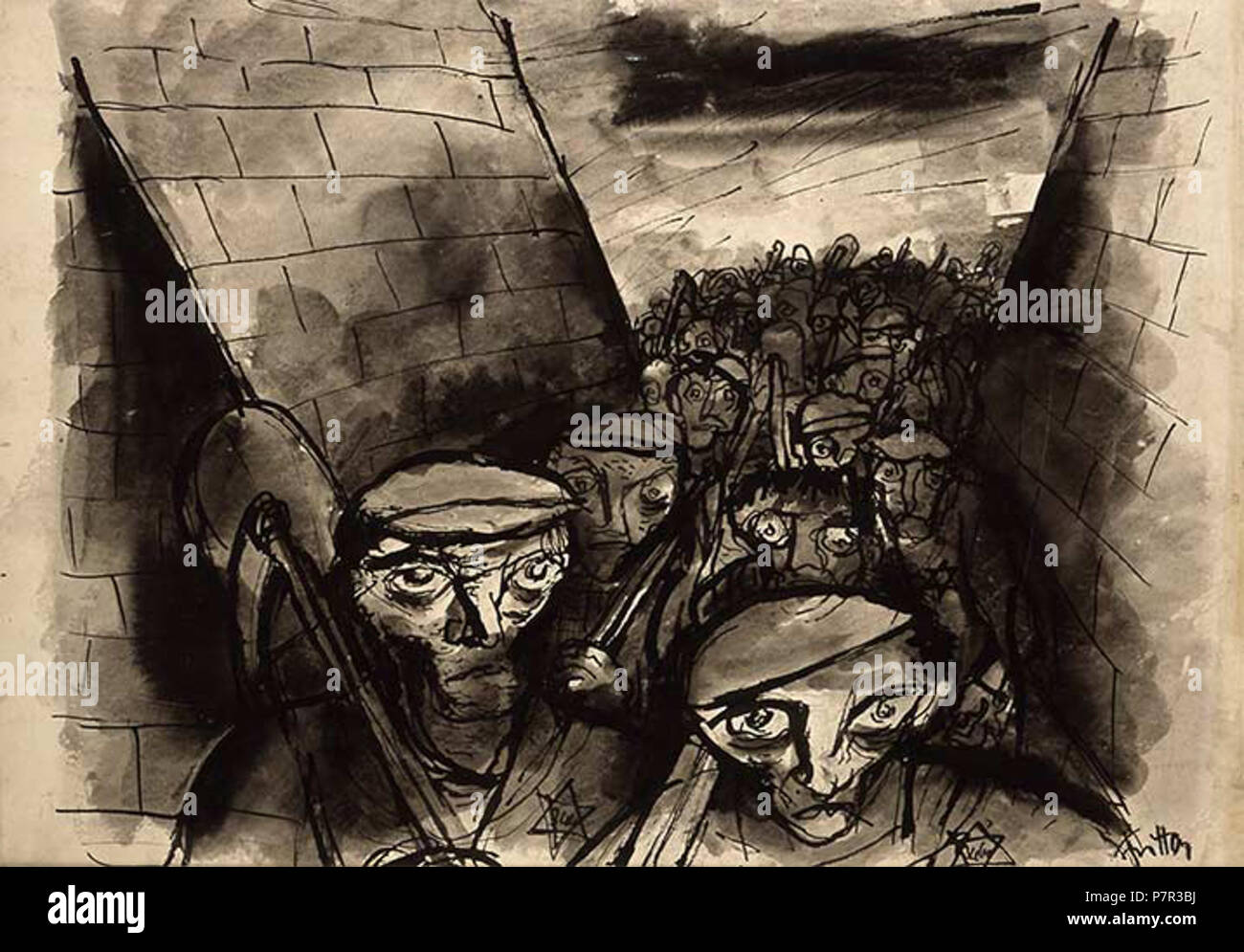 Artwork from the Theresienstadt ghetto . between 1942 and 1944 96 ...