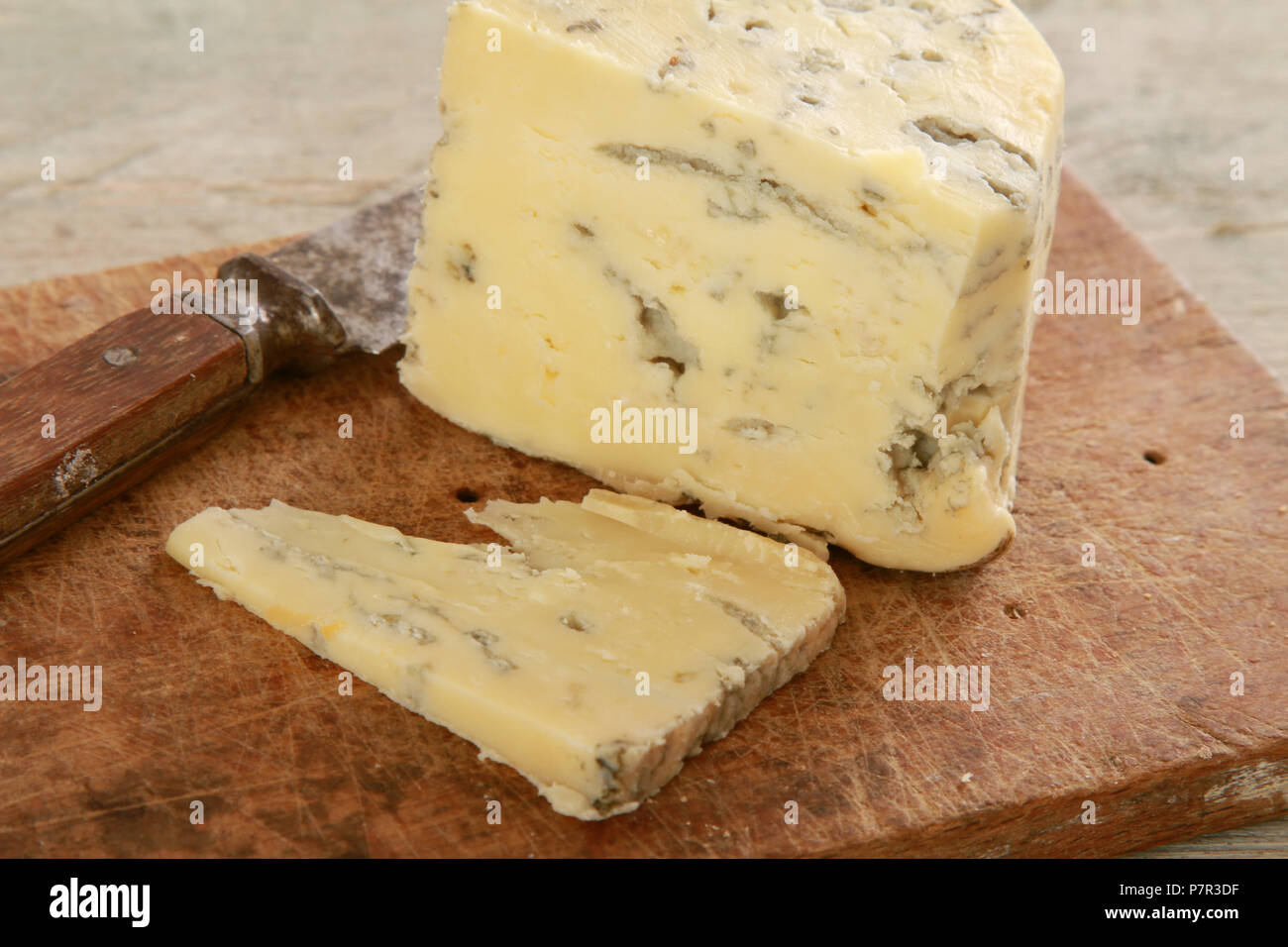 English blue cheese Stock Photo - Alamy