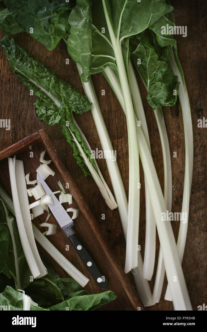 White chard stalks hi-res stock photography and images - Alamy