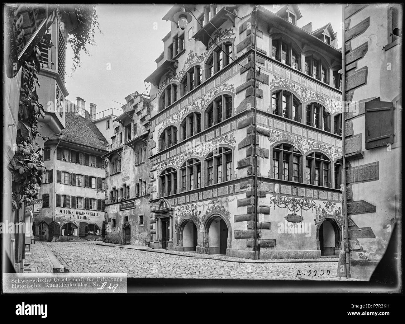 87 CH-NB - Zug, Rathaus, vue partielle extérieure - Collection Max van ...