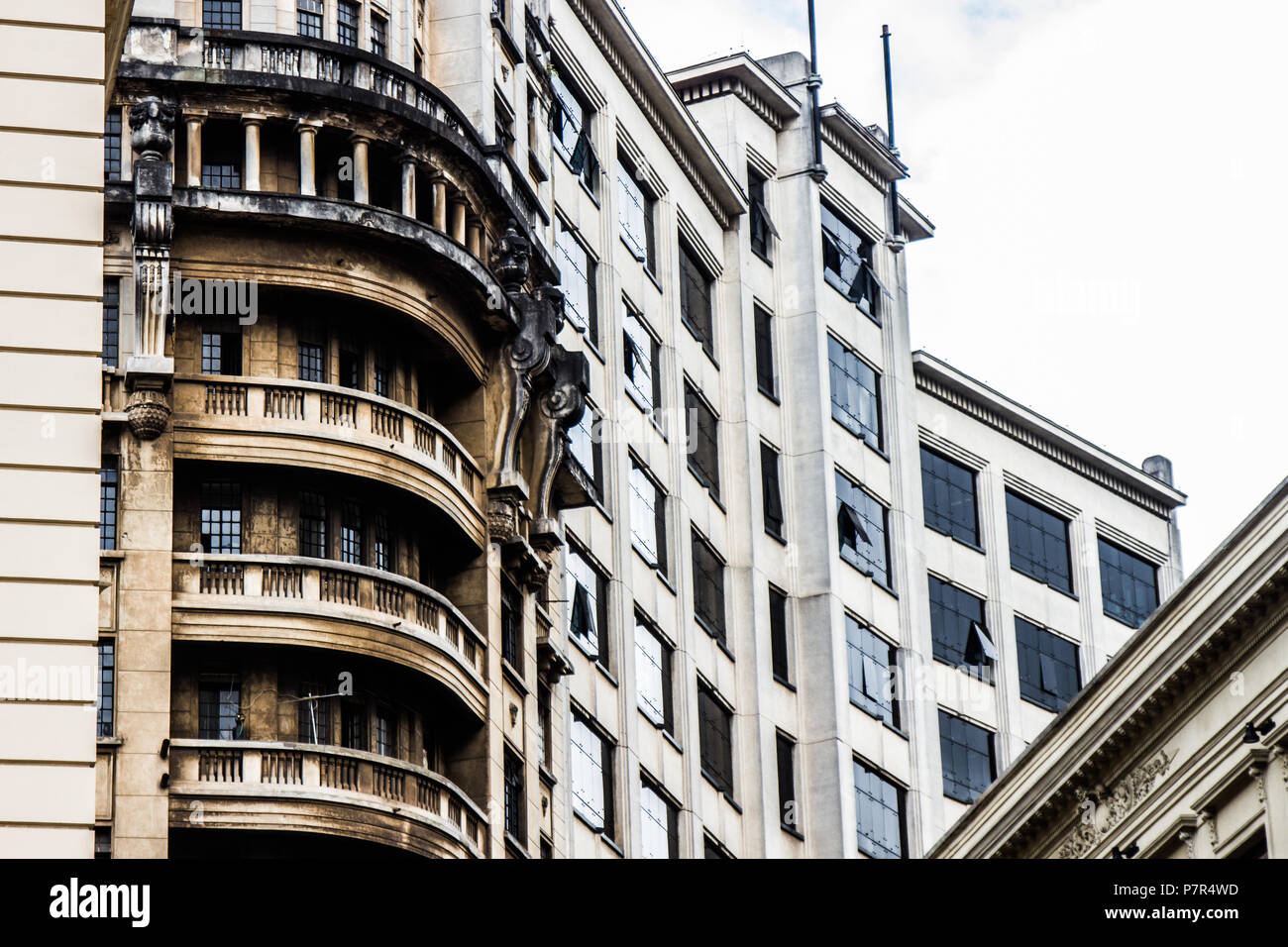 Old aged building terrace Stock Photo - Alamy