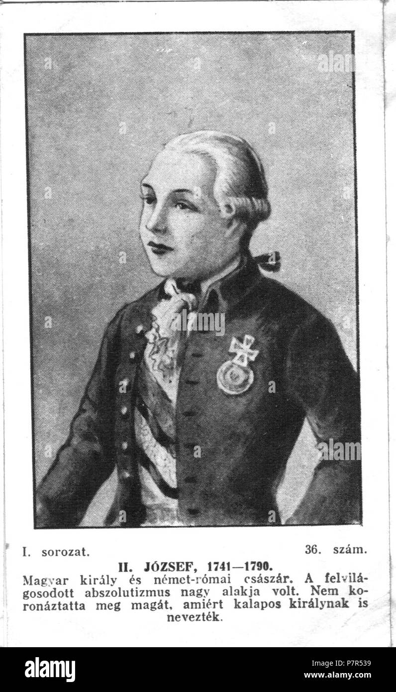 36. II. József Stock Photo - Alamy