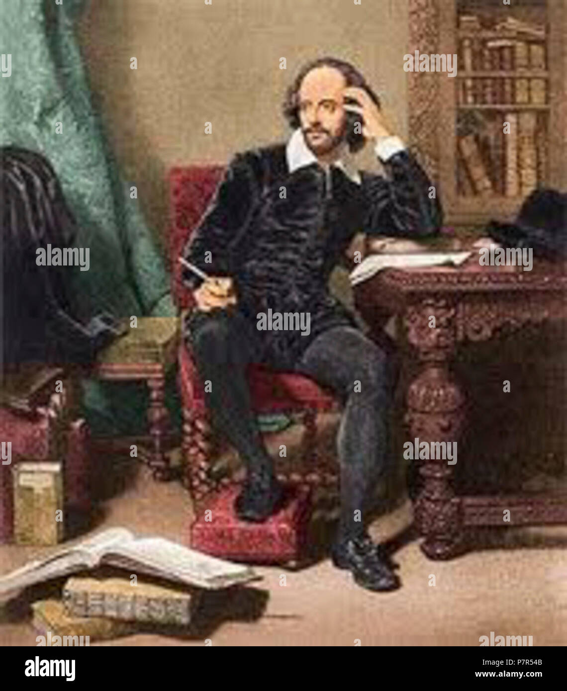 Shakespeare profile photo hi-res stock photography and images - Alamy